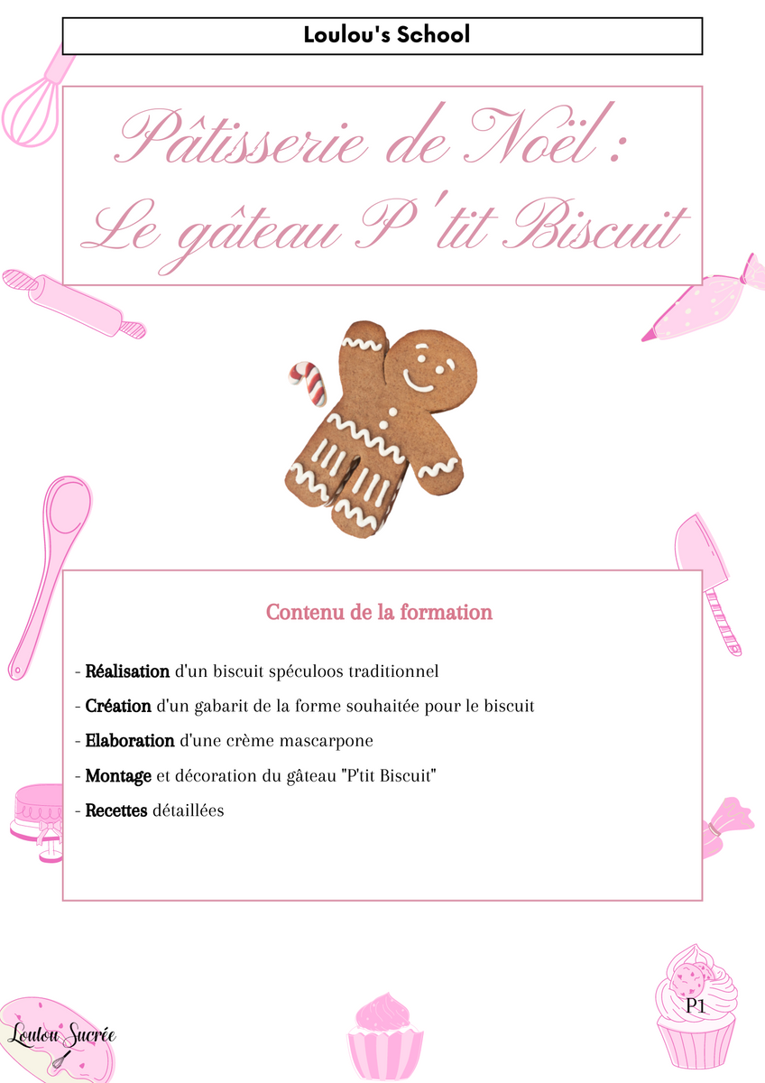 Formation en Ligne : P'tit biscuit – LoulouSucrée - Oalthyfood